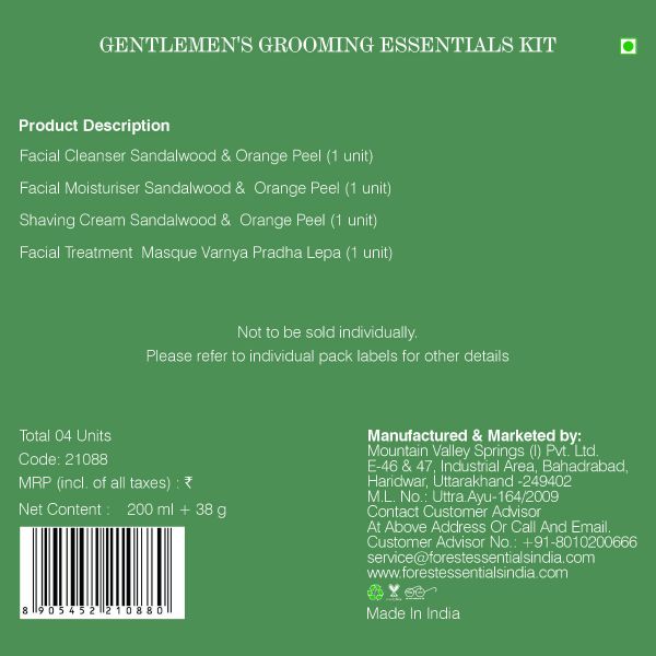 Gentlemen's Grooming Essentials Kit | Forest Essentials