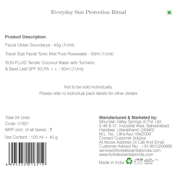 Everyday Sun Protection (SPF) Ritual | Forest Essentials