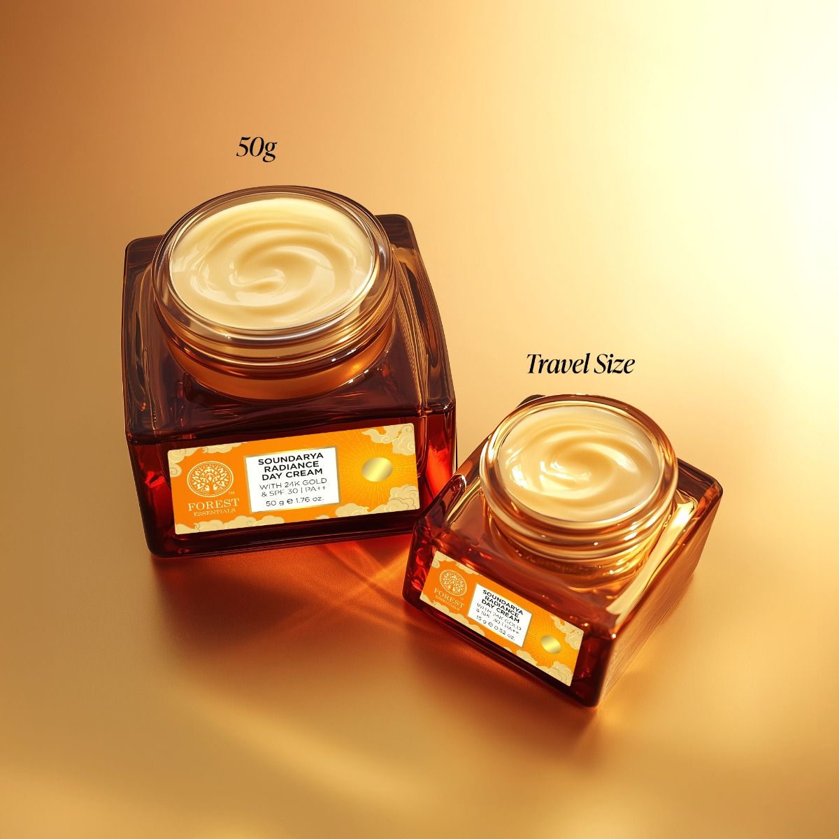 Soundarya Day Cream 24K Gold, SPF 30|PA++ | 15g | Forest Essentials