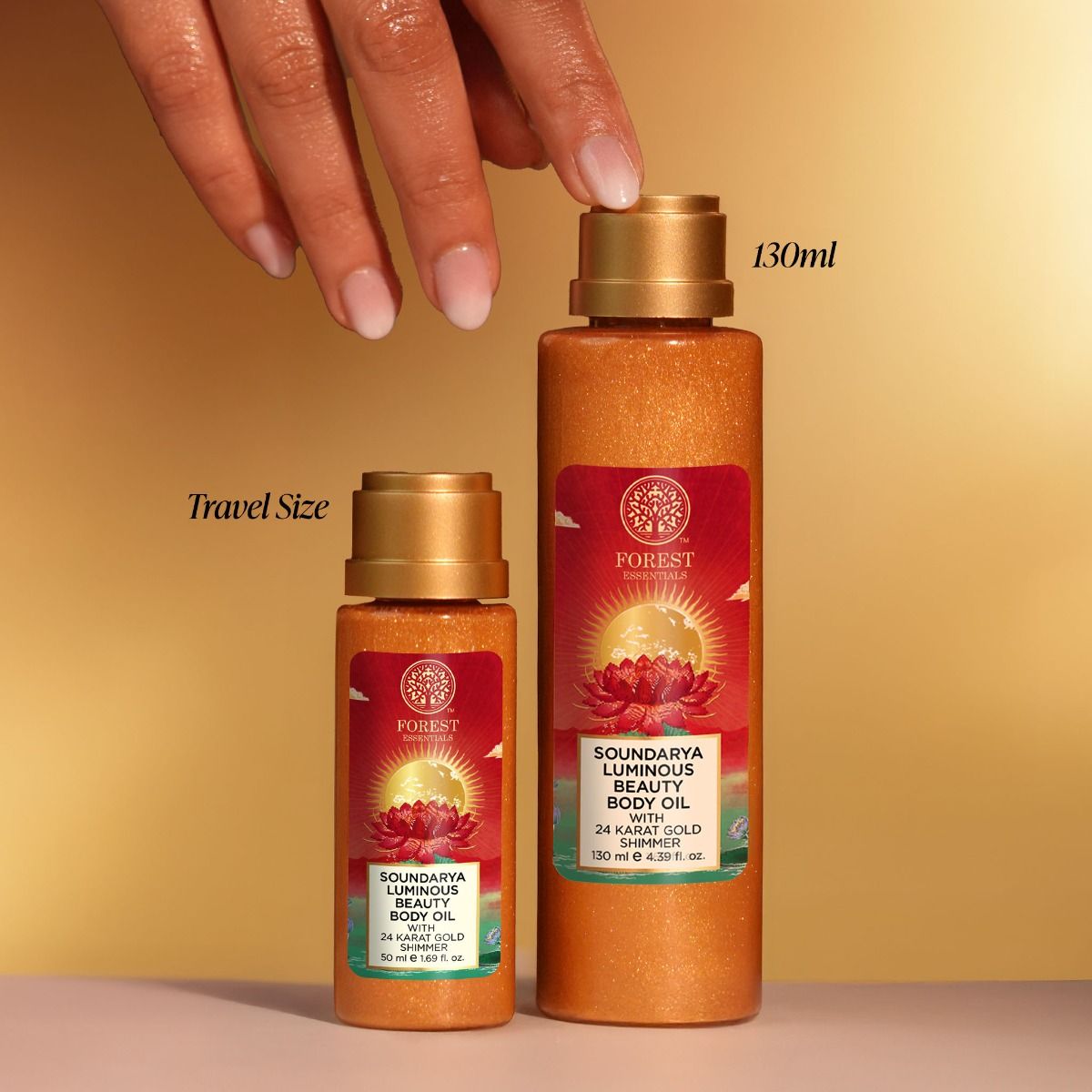 Soundarya Luminous Beauty Body Oil (130ml) | Forest Essentials